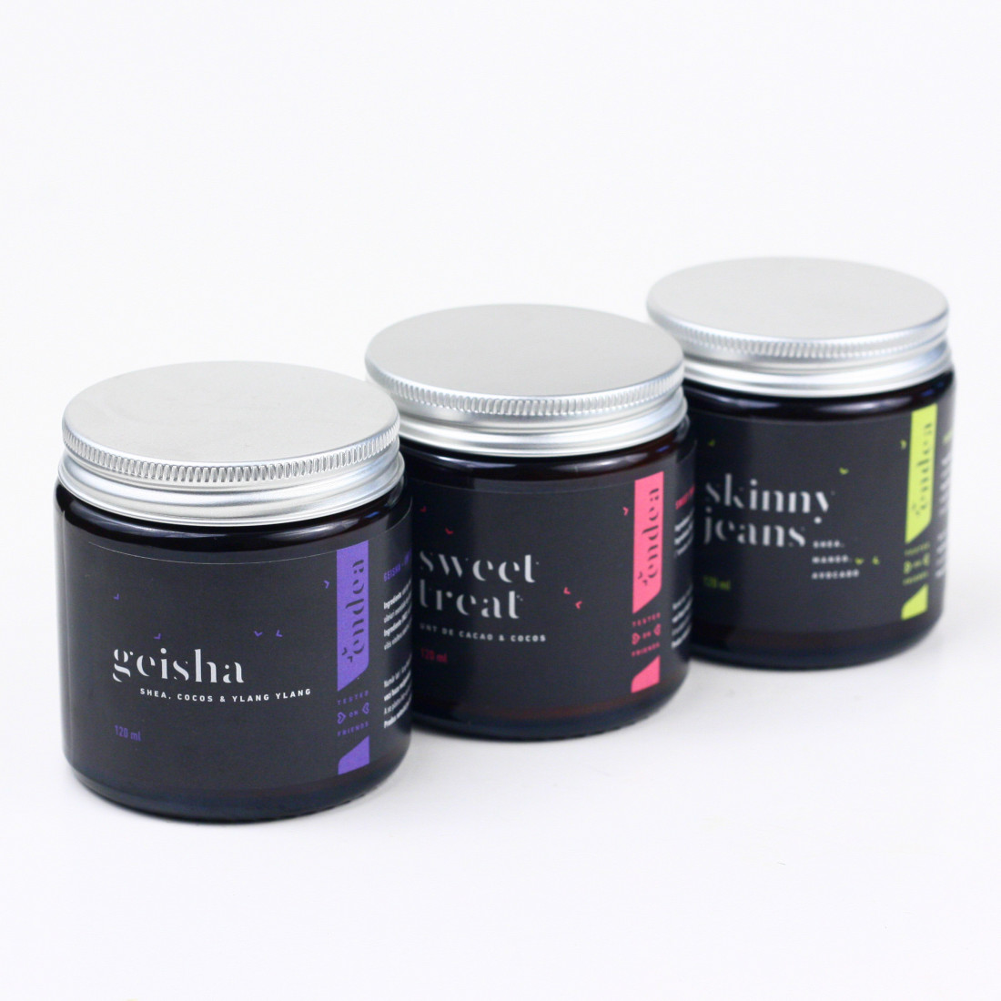 Set de 3 unturi de corp naturale